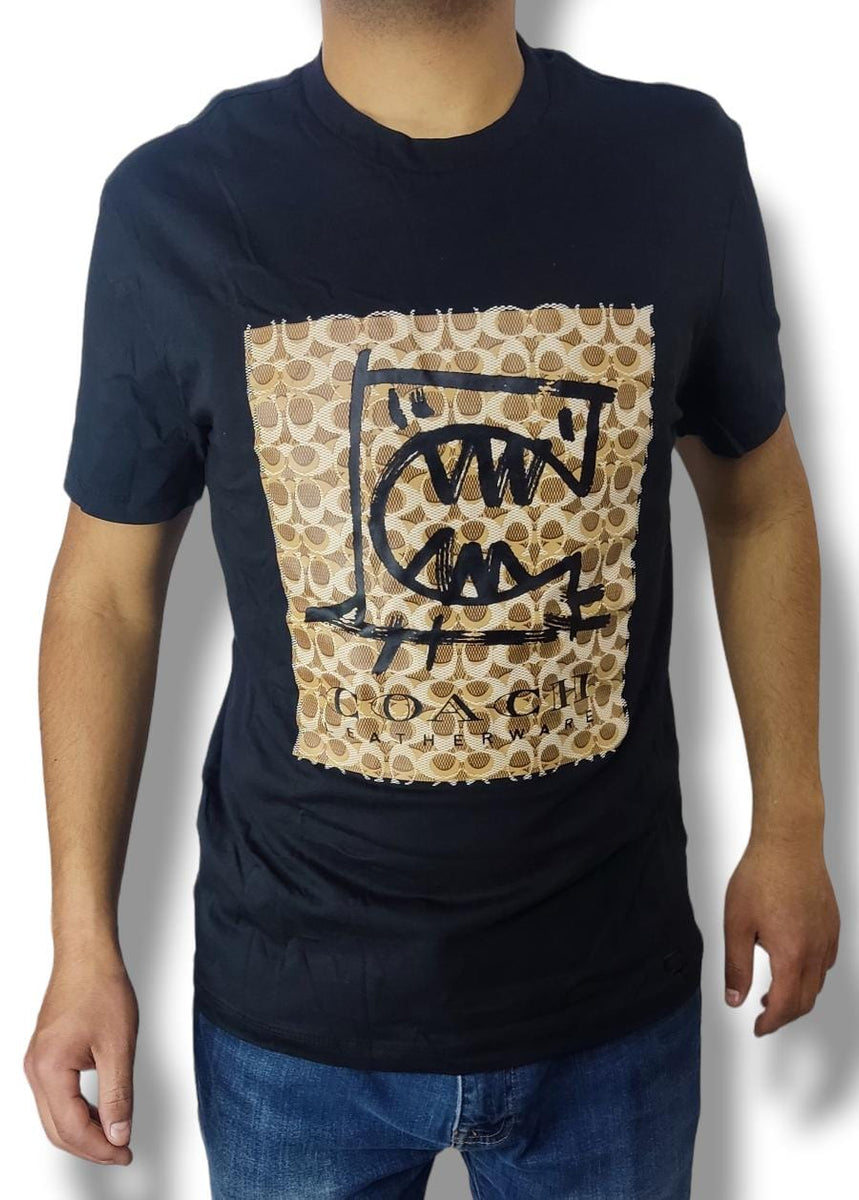 Playera COACH Negra Para Hombre F33780 12 – NOLAKGUES